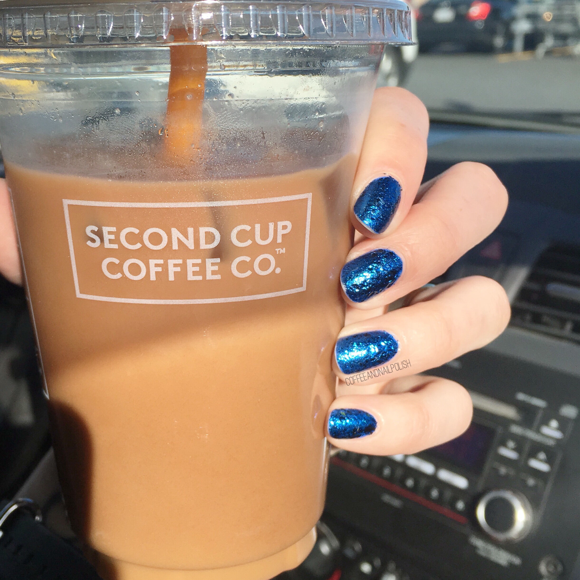 SWATCH SUNDAY — NailStuff.ca Blue Metallic Foil Flakies – Coffee & Nail ...