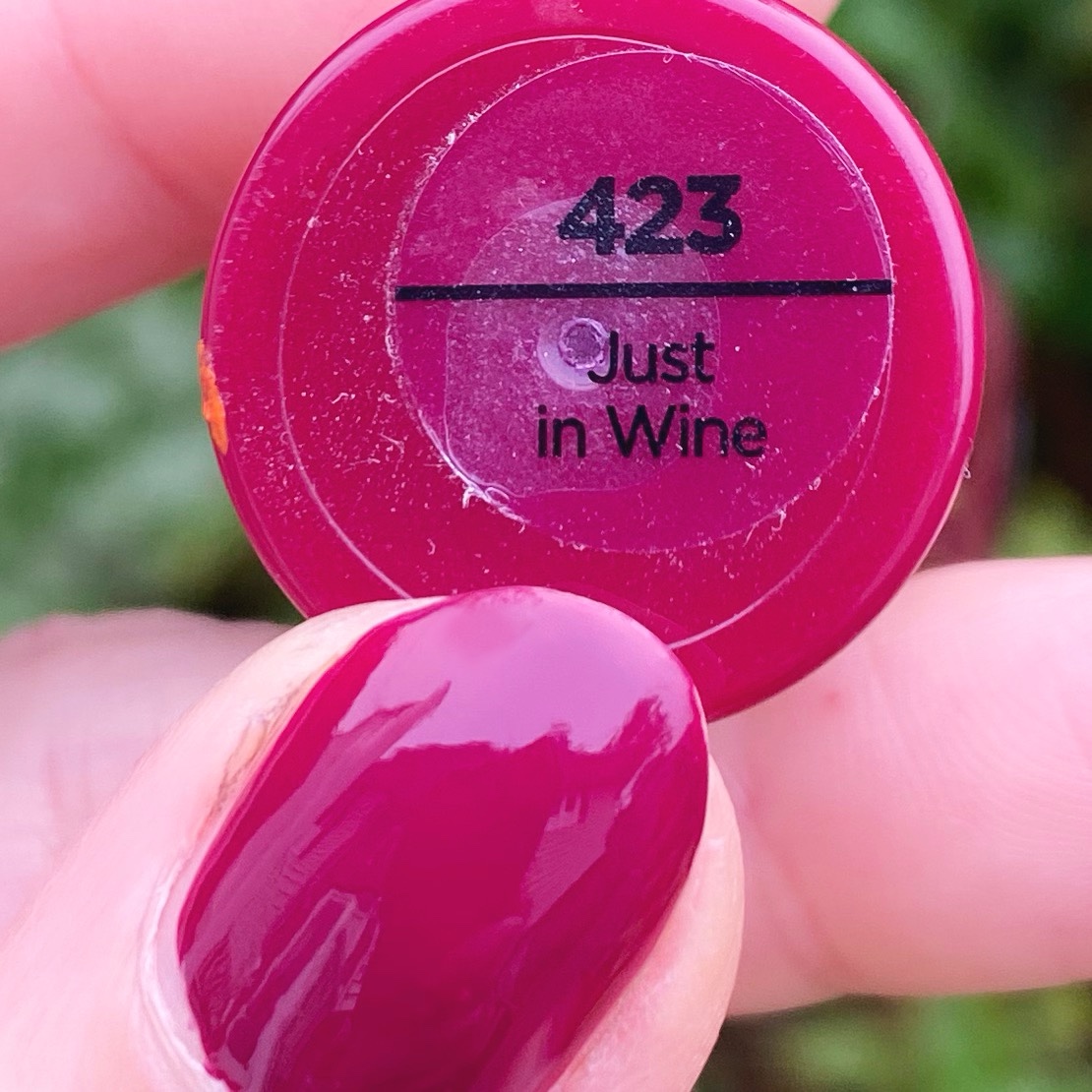 SWATCH SUNDAY — Sally Hansen InstaDri Just In Wine 🍷 – Coffee & Nail Polish